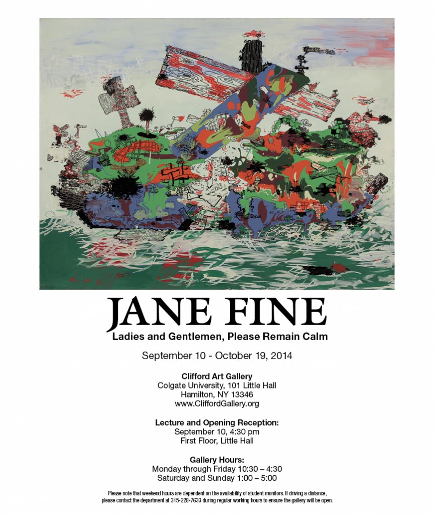 Jane Fine on view at Colgate University | Pierogi Gallery