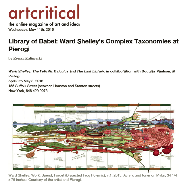 “The Felicific Calculus” by Ward Shelley Reviewed in Artcritical ...